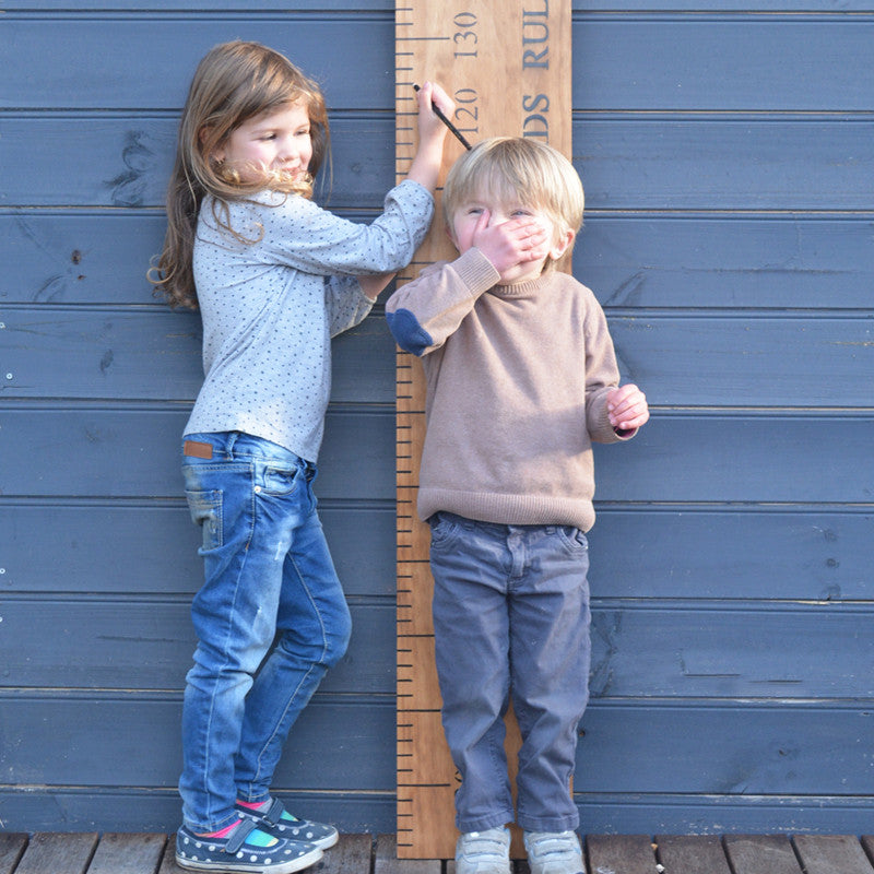 personalised wooden ruler height chart – Fox Whistle